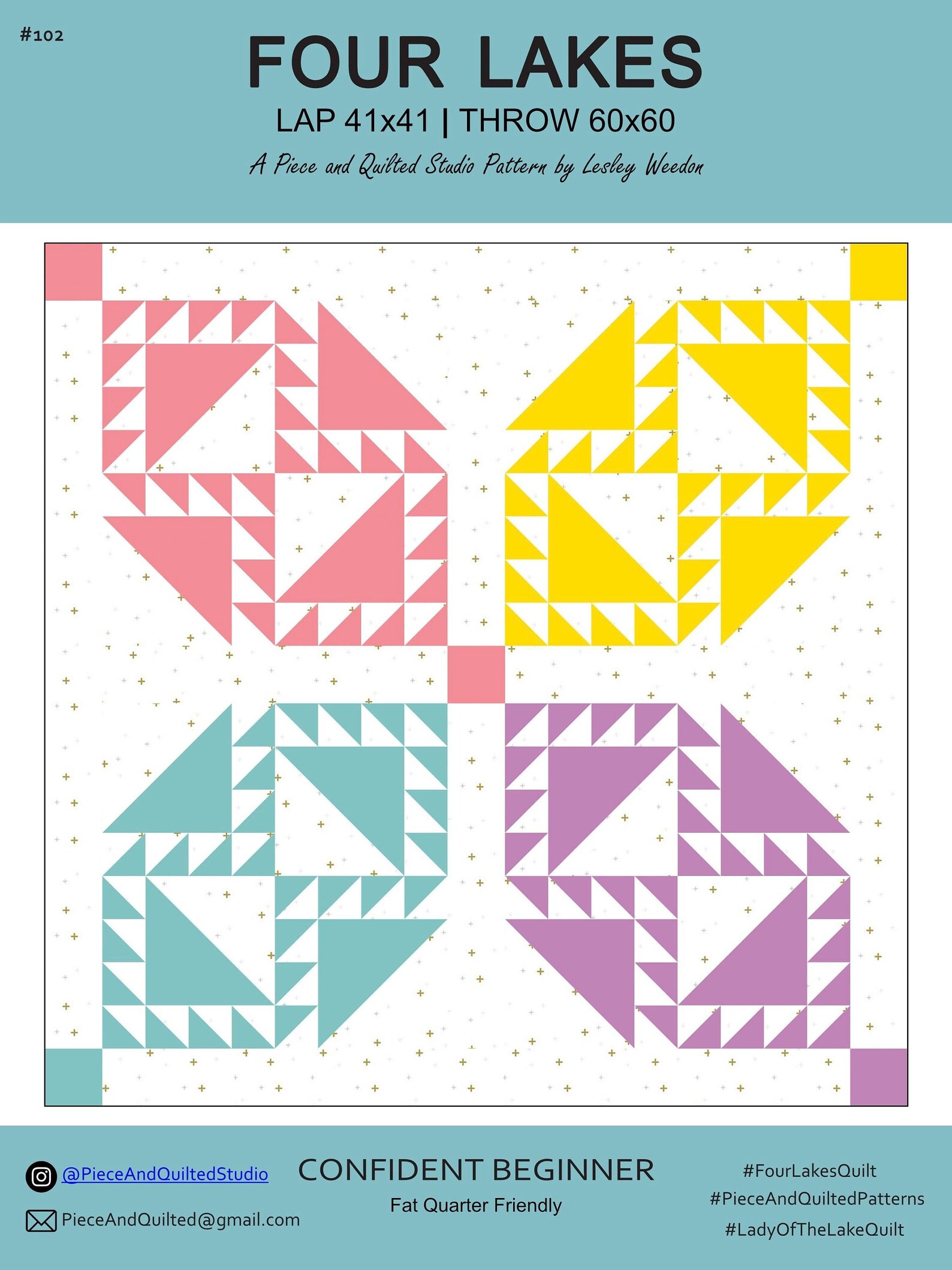 Four Lakes Quilt Pattern - Etsy