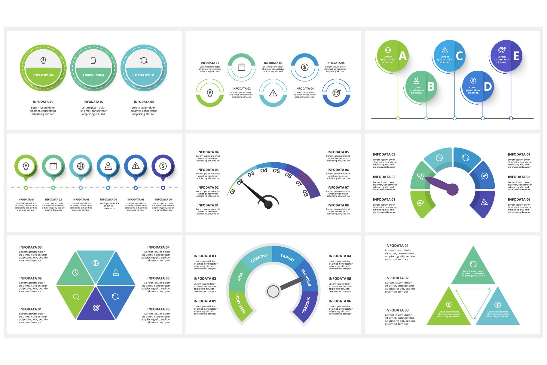 Mix Animated Infographics Presentation Template, Powerpoint ...