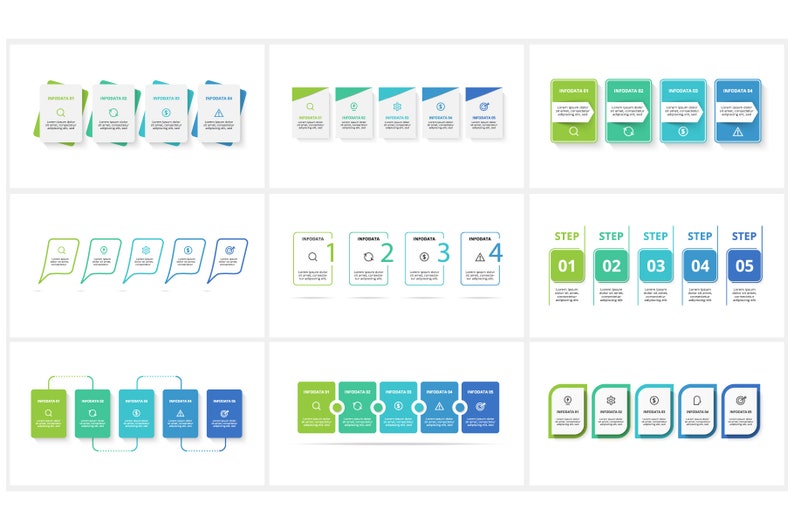 Rectangle Animated Infographics Presentation Powerpoint Template ...