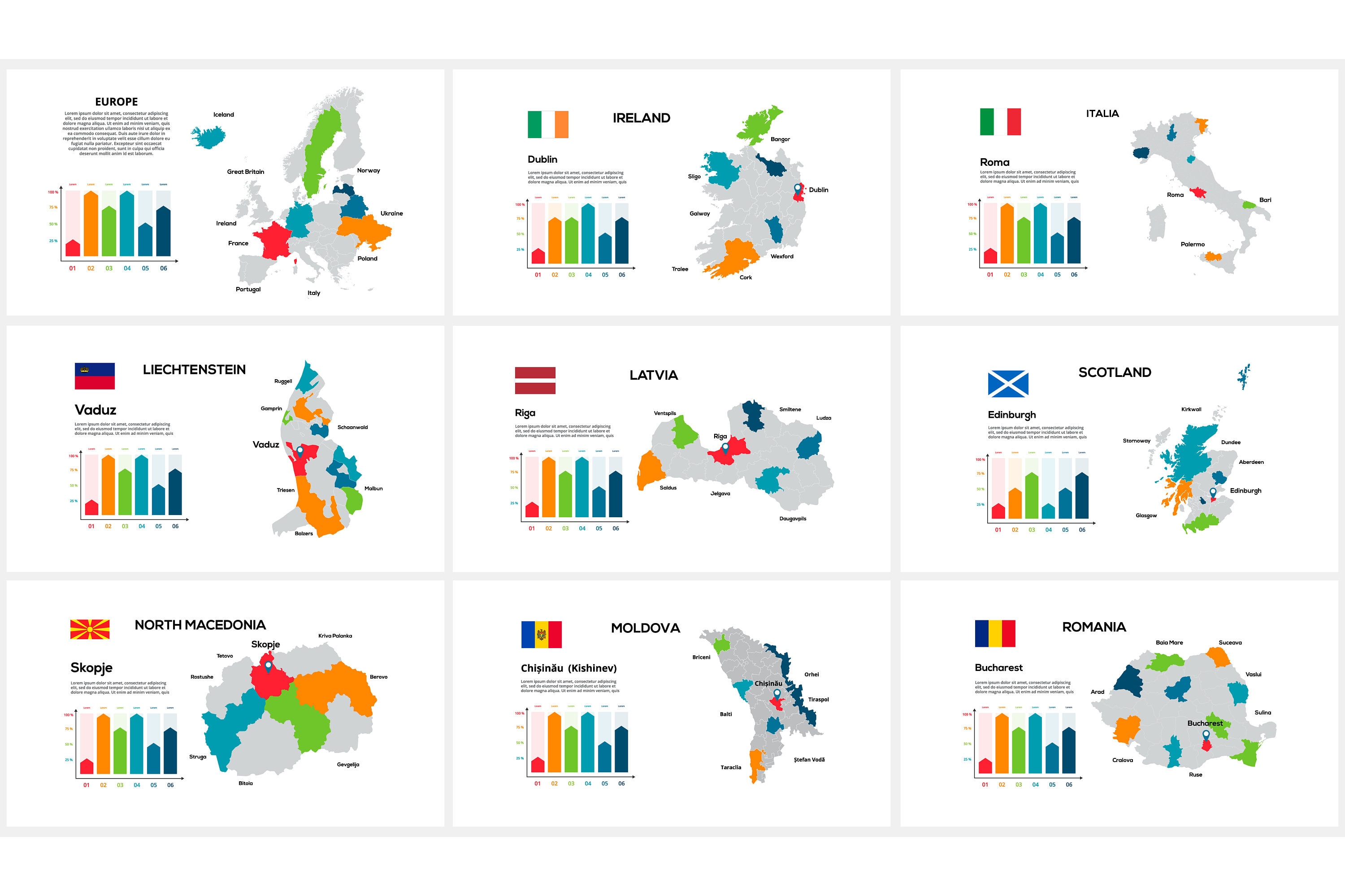 Animated Maps Presentation Template: Powerpoint & Keynote Template - Etsy