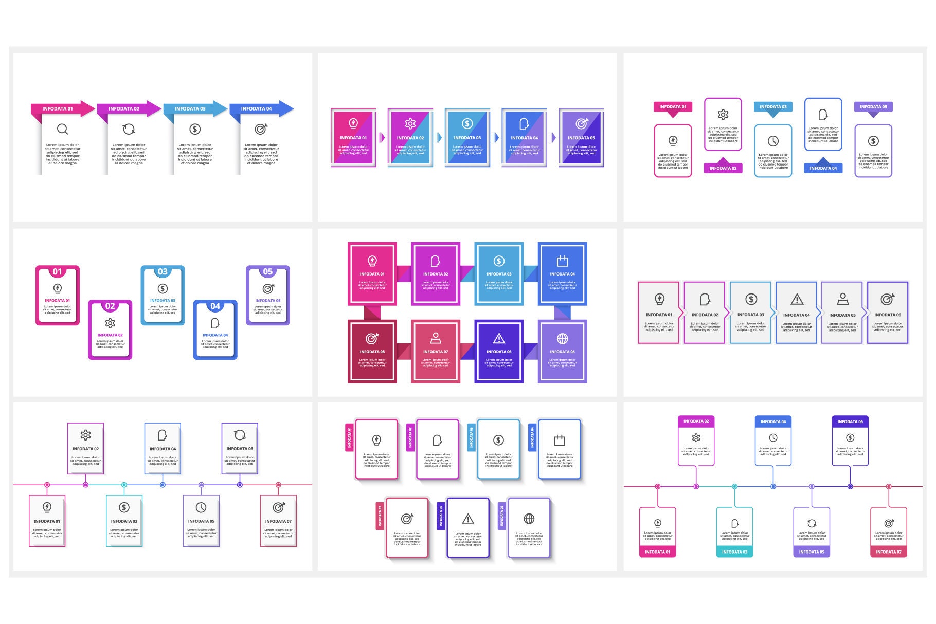 Rectangle Animated Infographics Presentation Powerpoint Template ...