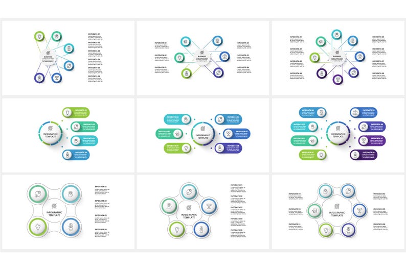 Diagram Animated Infographics Presentation Canva Template - Etsy