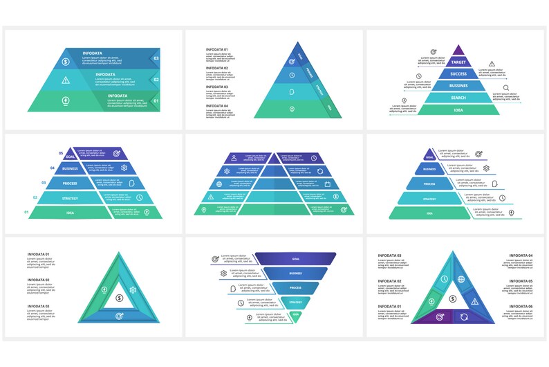 Triangle Animated Infographics Presentation Template, Powerpoint and ...