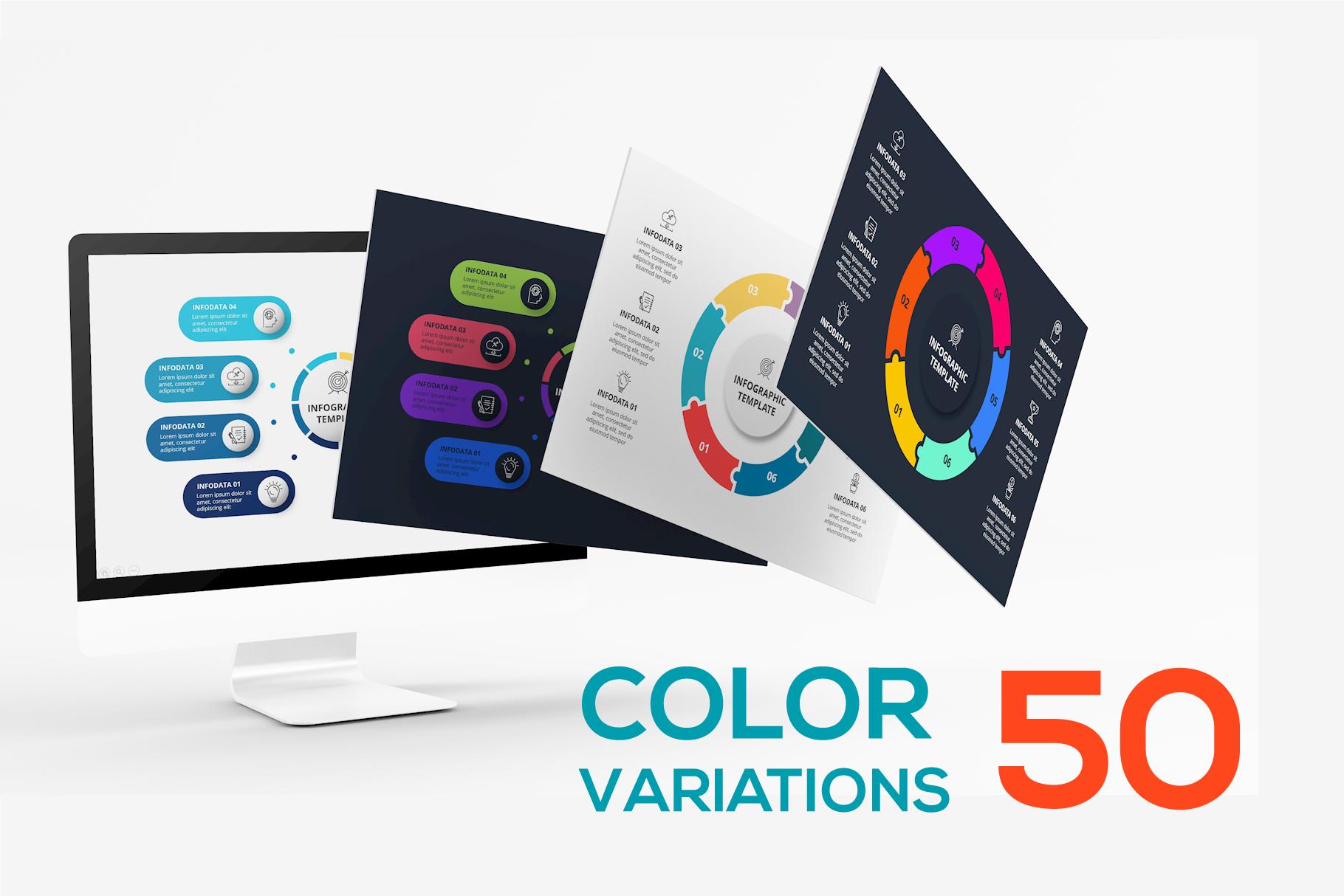 Animated Workflow Infographics: Powerpoint & Keynote Template - Etsy