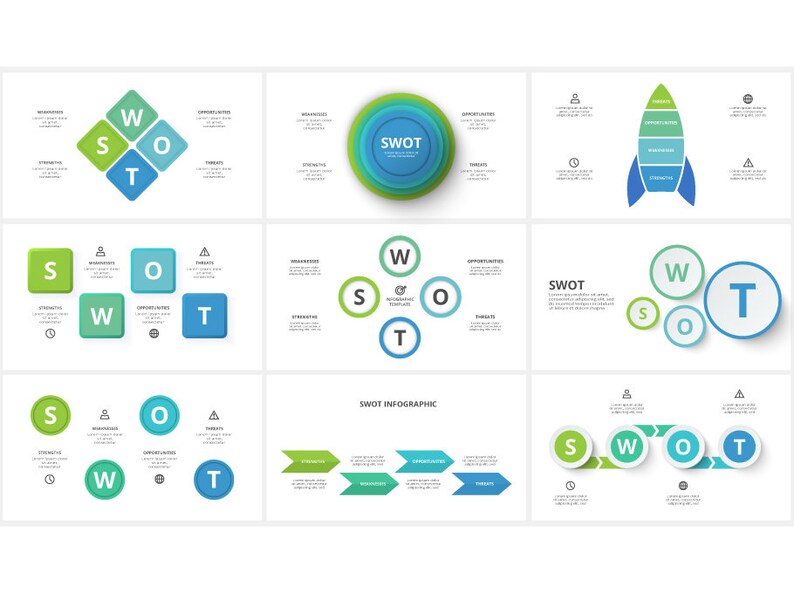 Swot Animated Infographics Presentation Powerpoint Template, Keynote ...