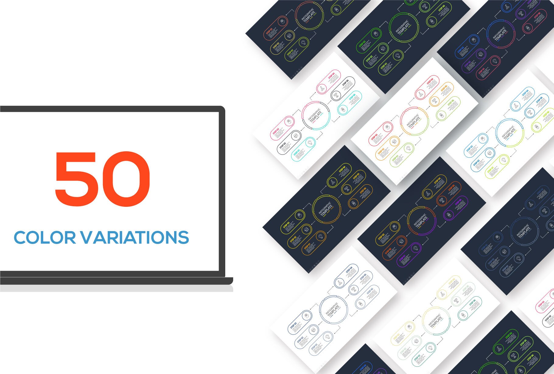 Line Animated Infographics Presentation Template, Powerpoint ...