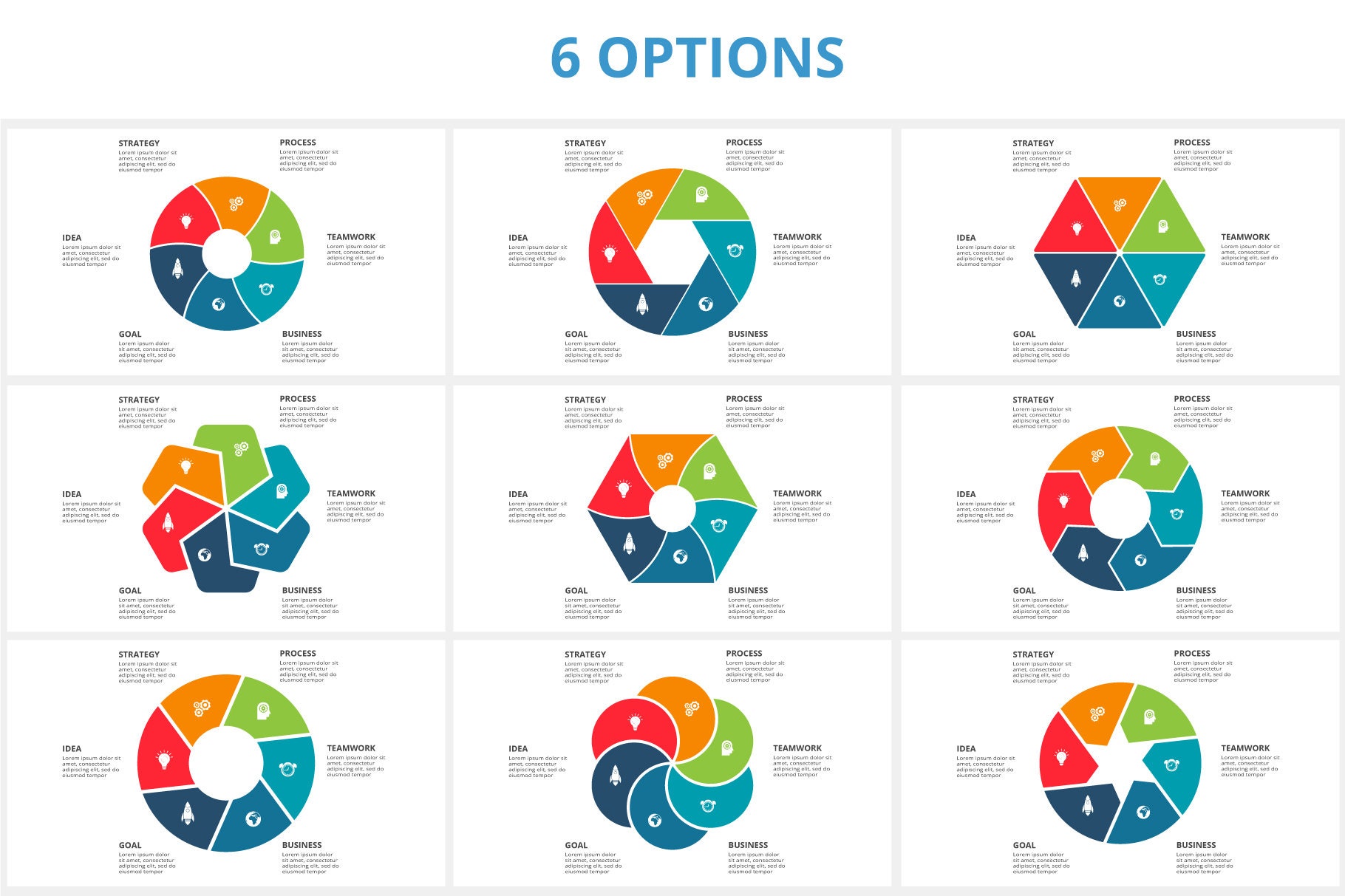 Cycle Animated Infographics Presentation Template - Etsy