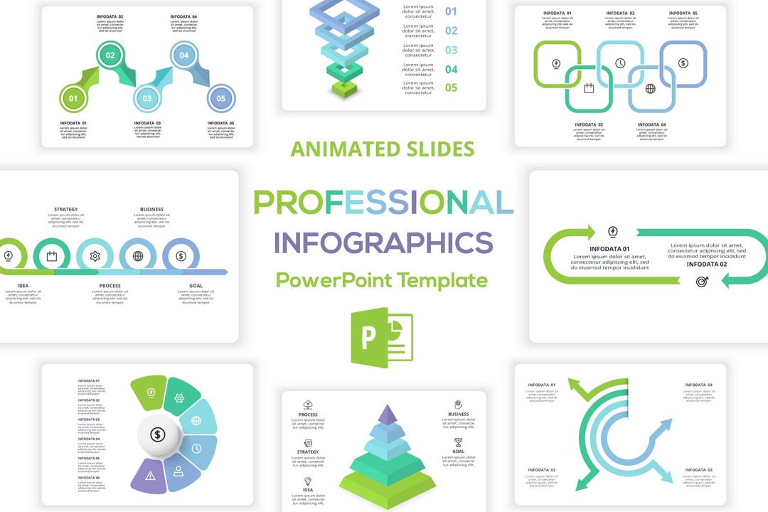 Professional Animated Infographics Presentation Pack - Etsy UK
