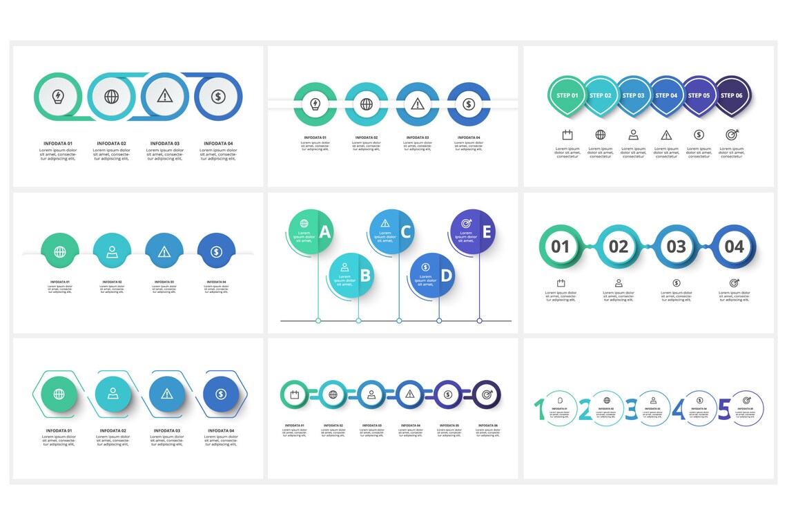 Circular Animated Infographics Presentation Template, Powerpoint ...