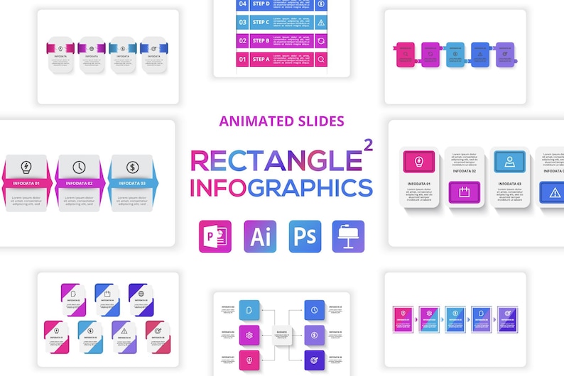 Animated Rectangle Presentation Template 2: Powerpoint & Keynote ...