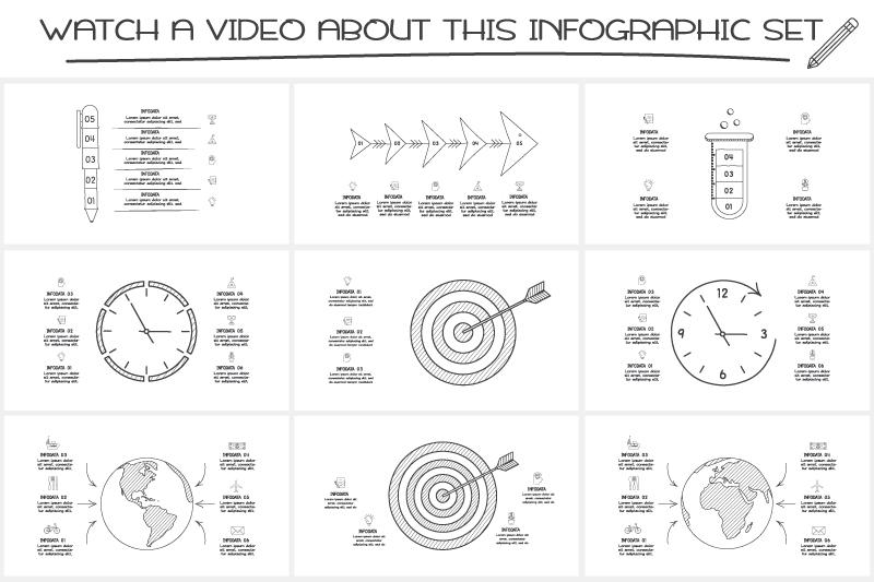 Animated Doodle Infographics Presentation Template 1: Powerpoint and ...