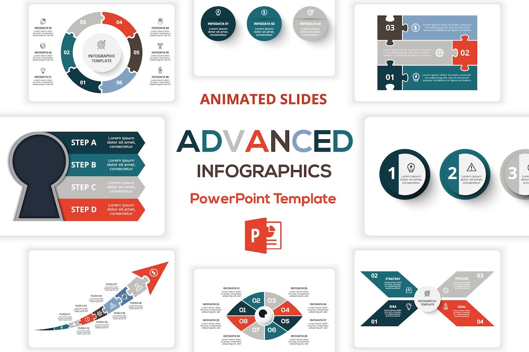 Advanced Animated Infographics Powerpoint Presentation Template - Etsy