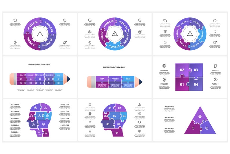 Animated Puzzle Infographics: Powerpoint & Keynote Presentation ...