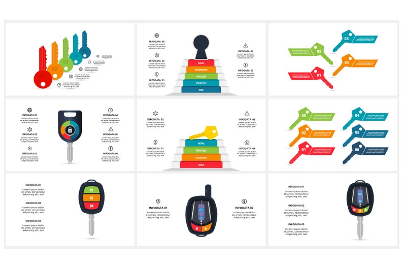 Key Animated Infographics Presentation Template, Powerpoint ...
