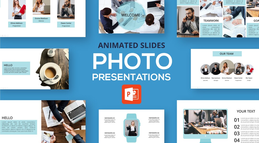 Animated Photo Slides Presentation Template (powerpoint & Keynote) - Etsy