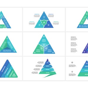 Triangle Animated Infographics Presentation Template, Powerpoint and ...
