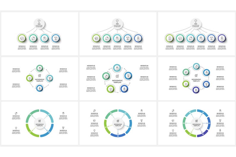 Diagram Animated Infographics Presentation Canva Template - Etsy