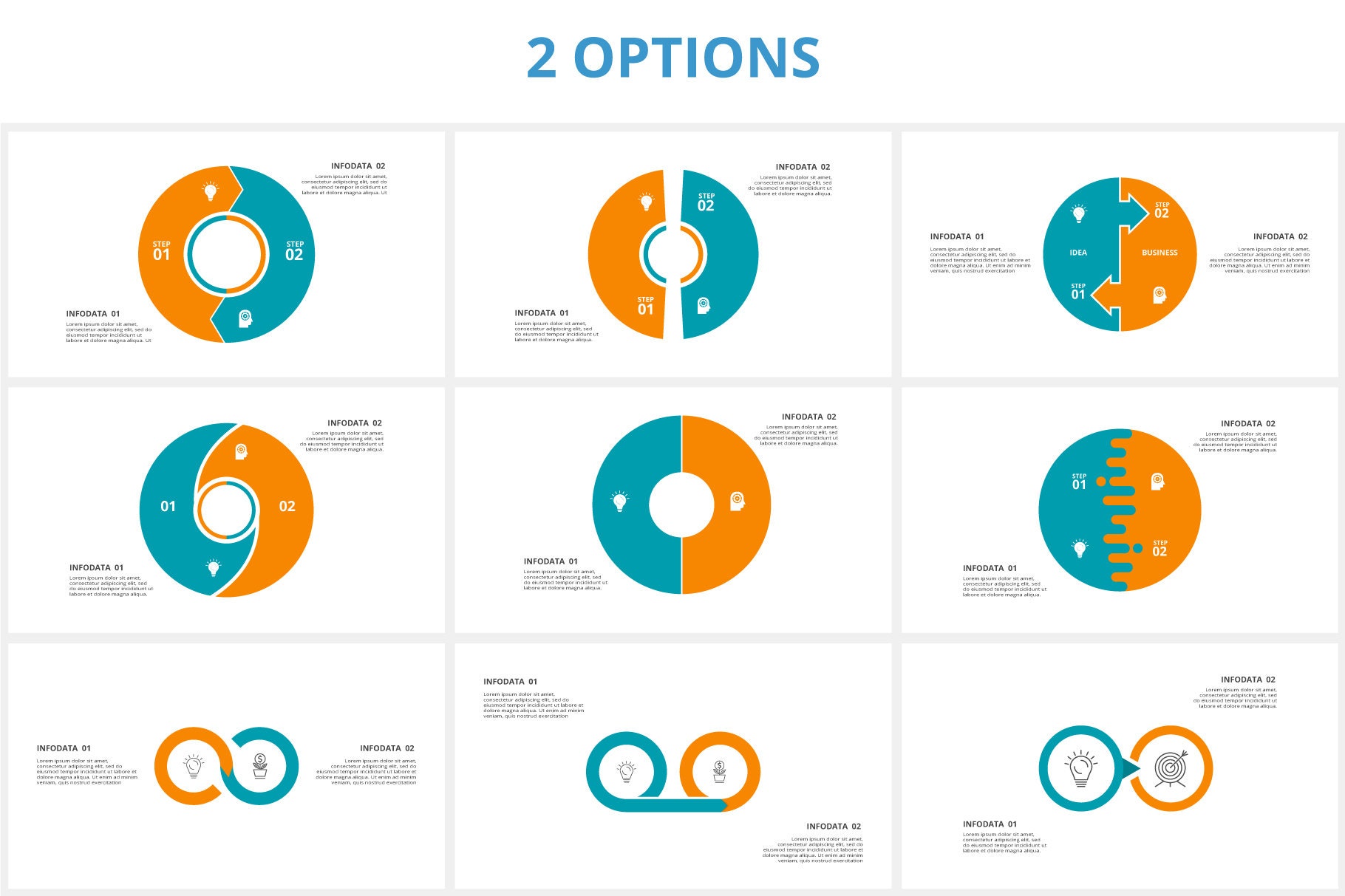 Cycle Animated Infographics Presentation Template - Etsy