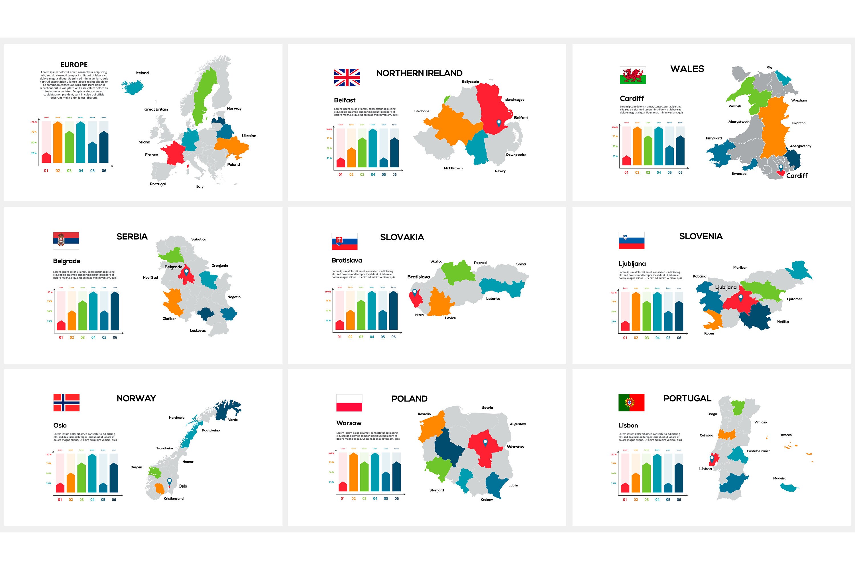 Animated Maps Presentation Template: Powerpoint & Keynote Template - Etsy
