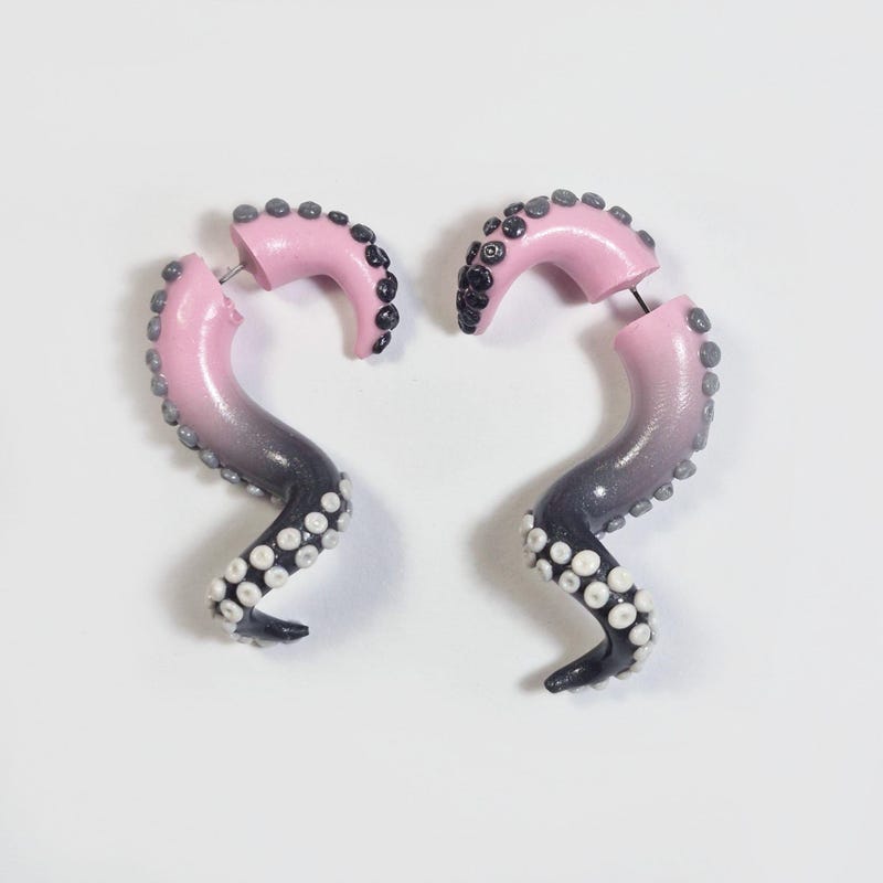 Tentacle Spiral Earrings - Etsy