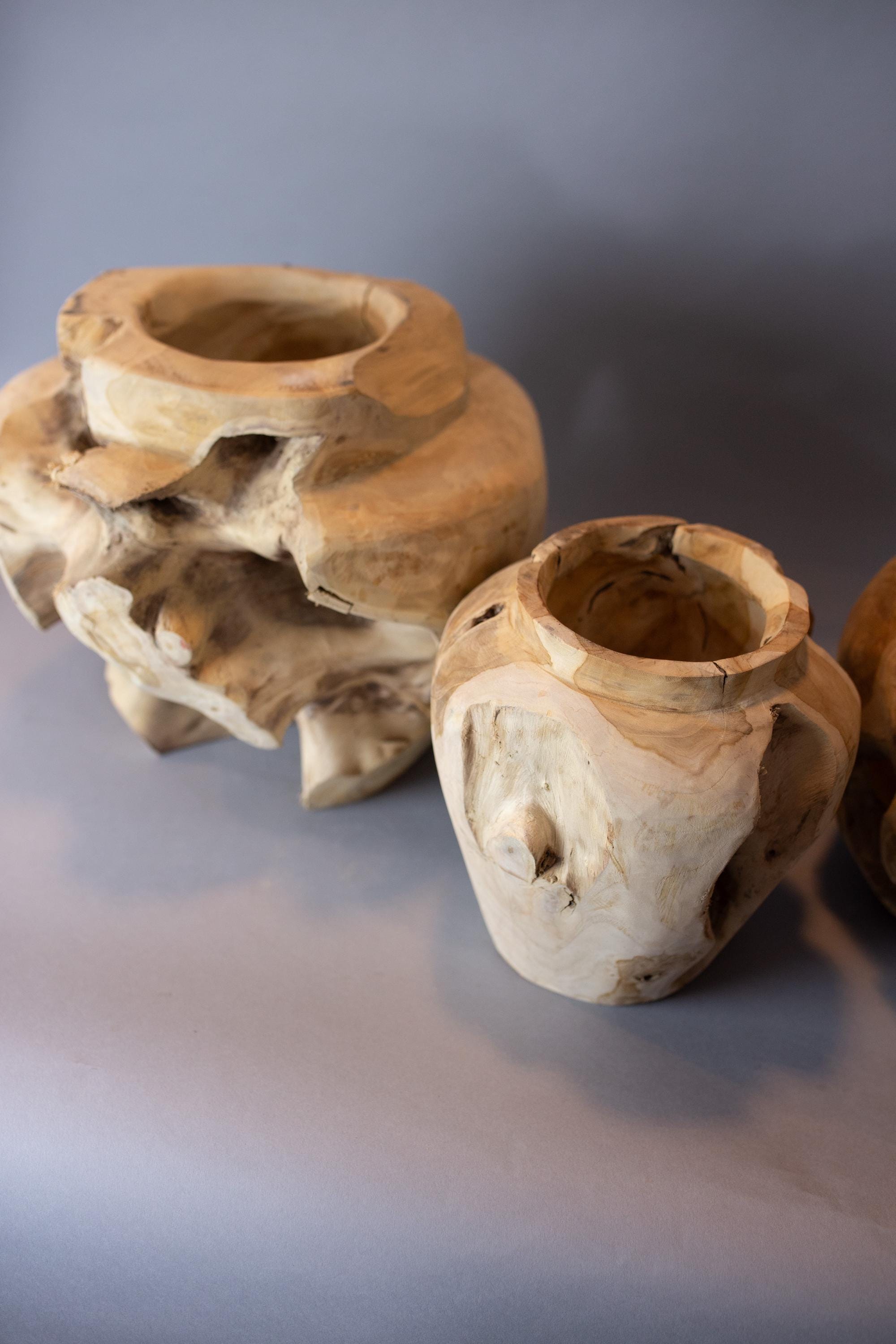 Teak Root Vase | Wood Vase - Etsy