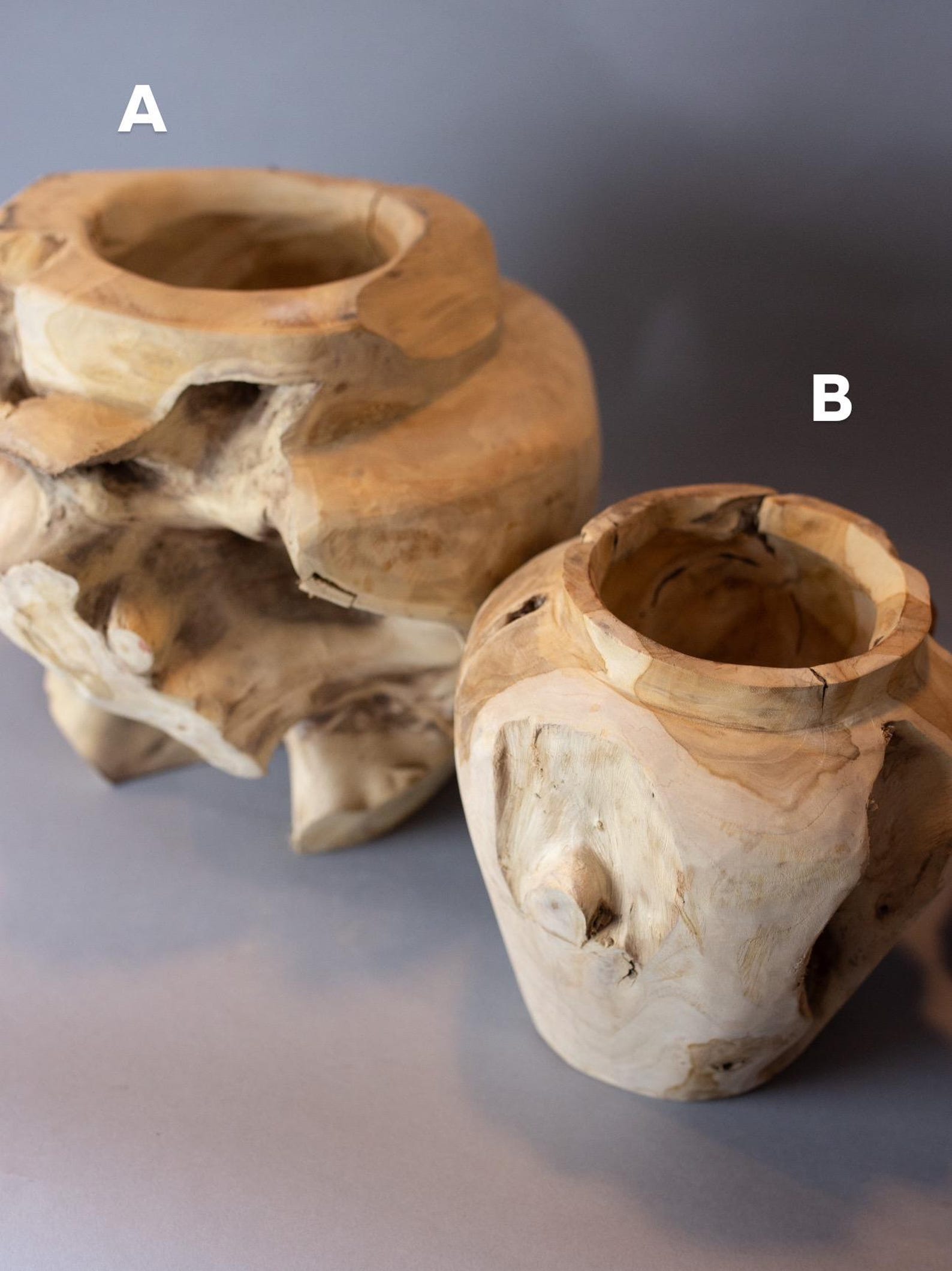 Teak Root Vase | Wood Vase - Etsy