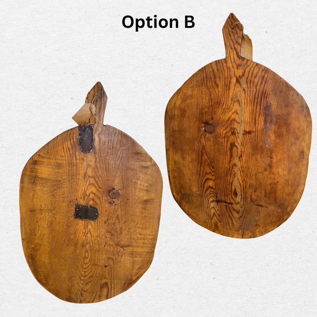 Cutting Boards/ European Breadboard/ Vintage Turkish Breadboard ...