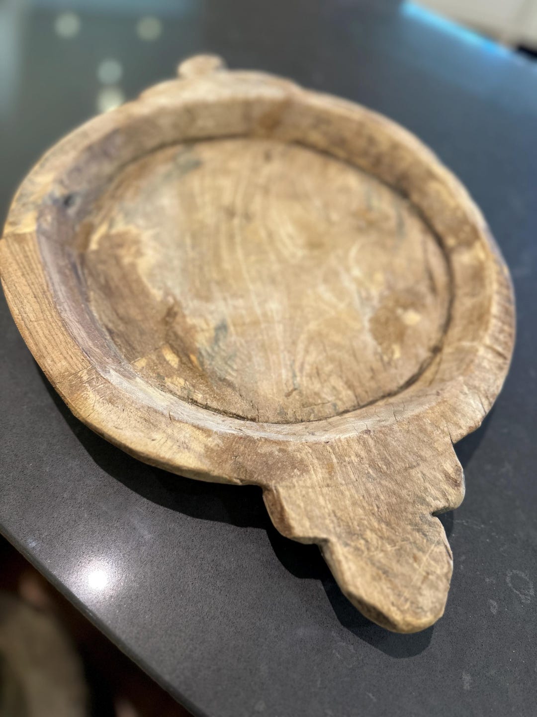 Vintage Wood Parat/tray/bowl - Etsy