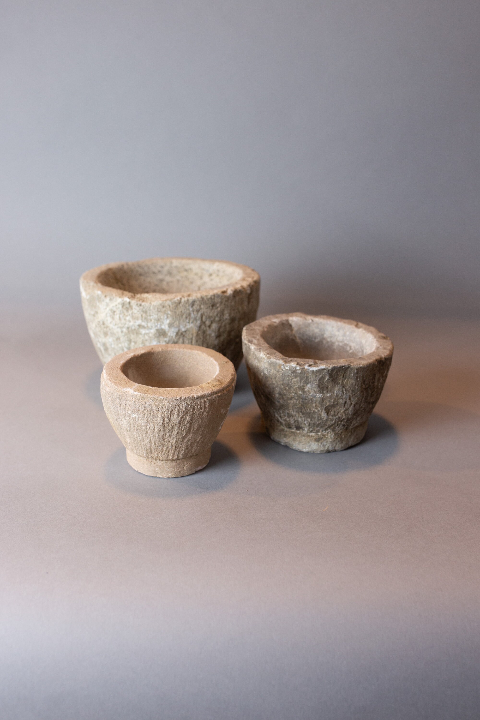 Vintage Stone Mortar | Old Stone Mortar | Grey Stone Mortar | Beige ...