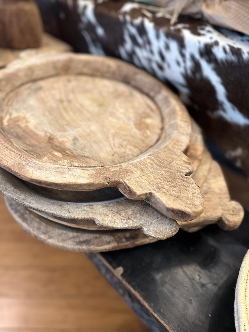 Vintage Wood Parat/tray/bowl - Etsy