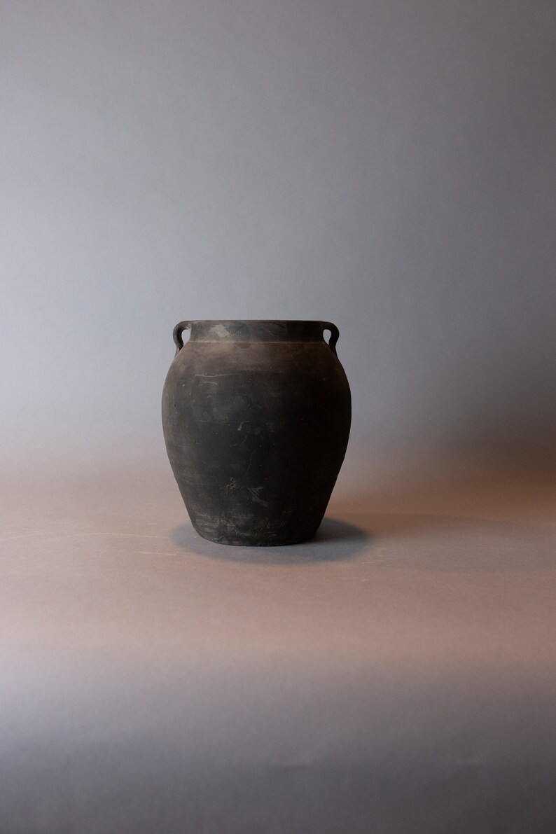 10 Tall Vintage 2 Ear Pot - Etsy