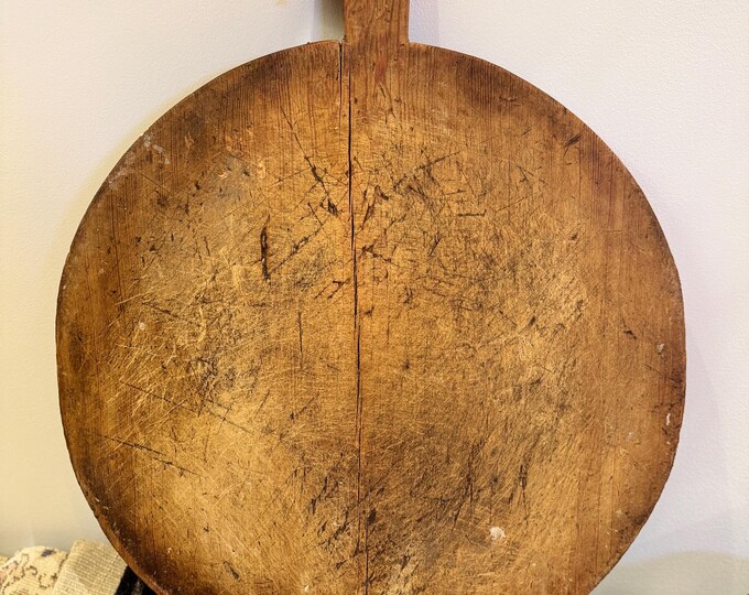 26” Round Vintage Breadboard - Etsy