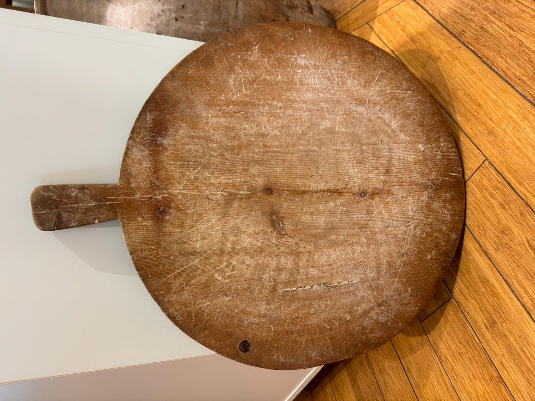 24 Vintage Round Breadboard - Etsy