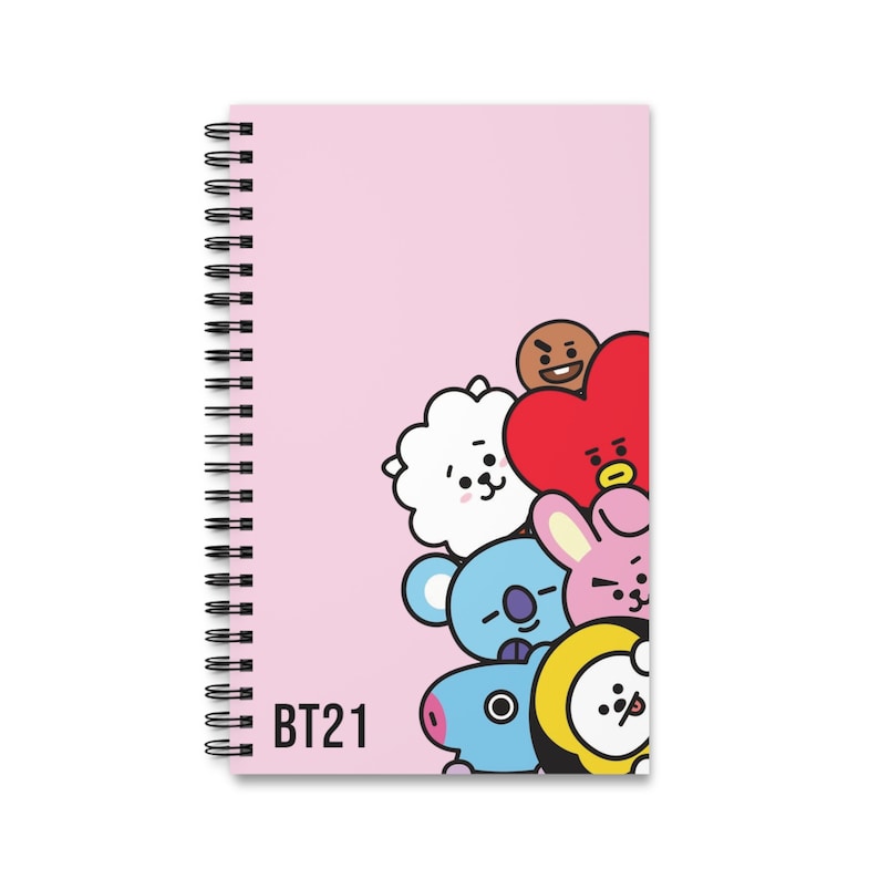 BT21 Spiral Notebook | BTS Notebook | BT21 Journal | Back to School ...