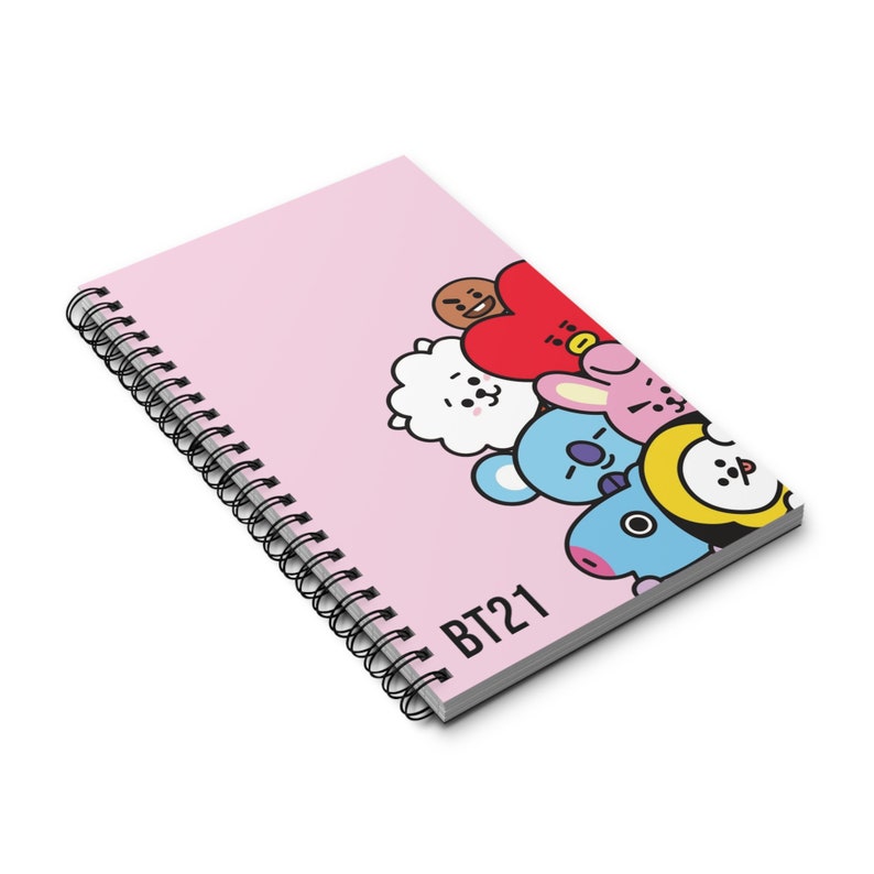 BT21 Spiral Notebook | BTS Notebook | BT21 Journal | Back to School ...