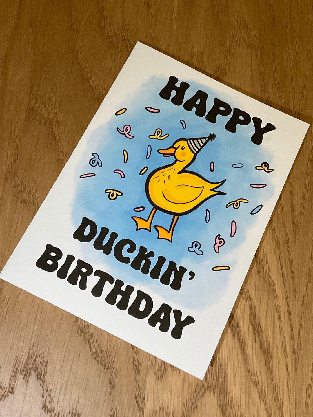 Party Duck Birthday Card | Duck Cards | Birthday Cards | Funny Cards ...