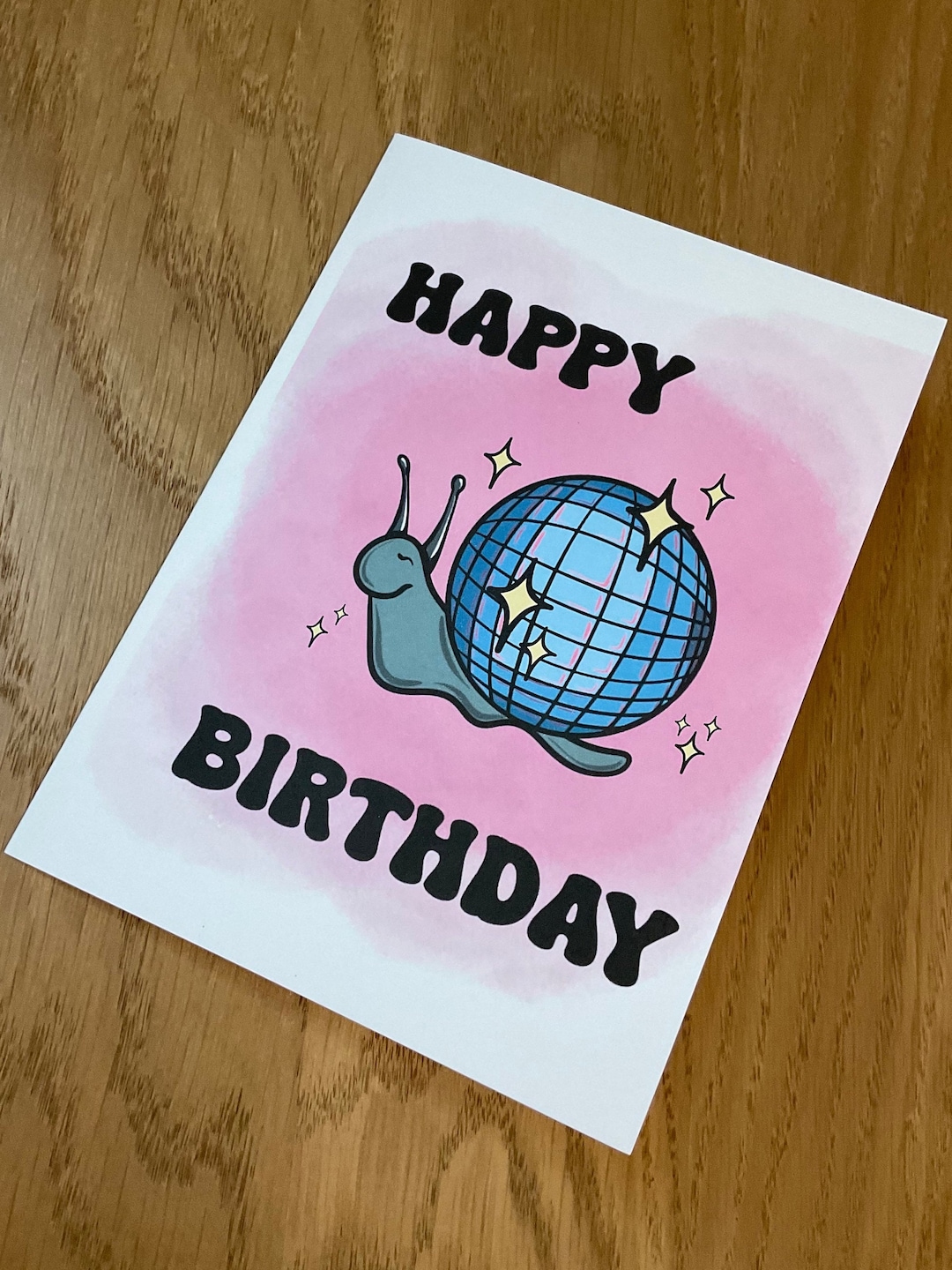 Disco Snail Birthday Card | Birthday Cards | Disco Cards | Snail Cards ...