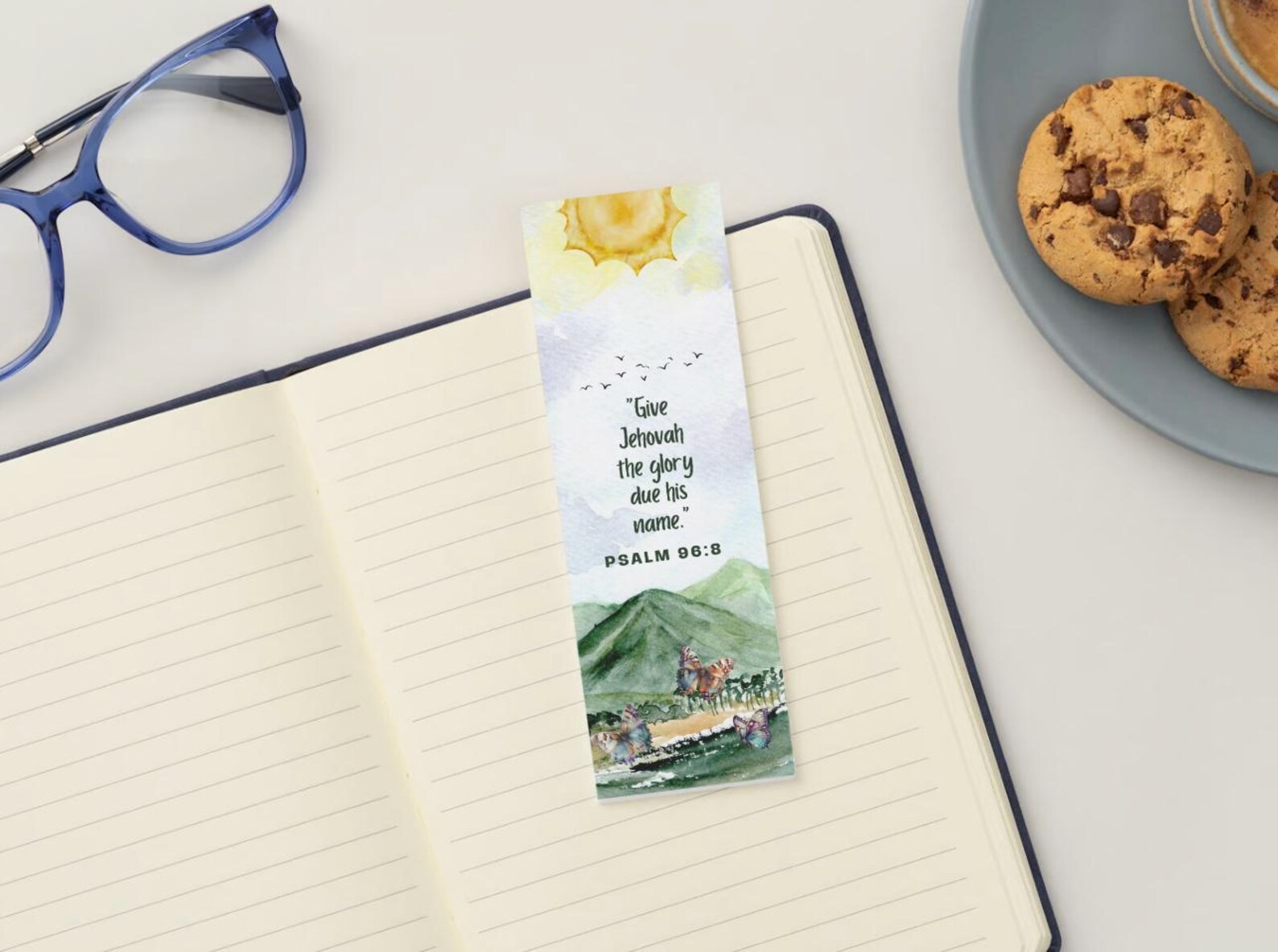 JW Printable Bookmarks Gifts, 2025 Year Text Bookmark, Psalm 96:8, JW ...