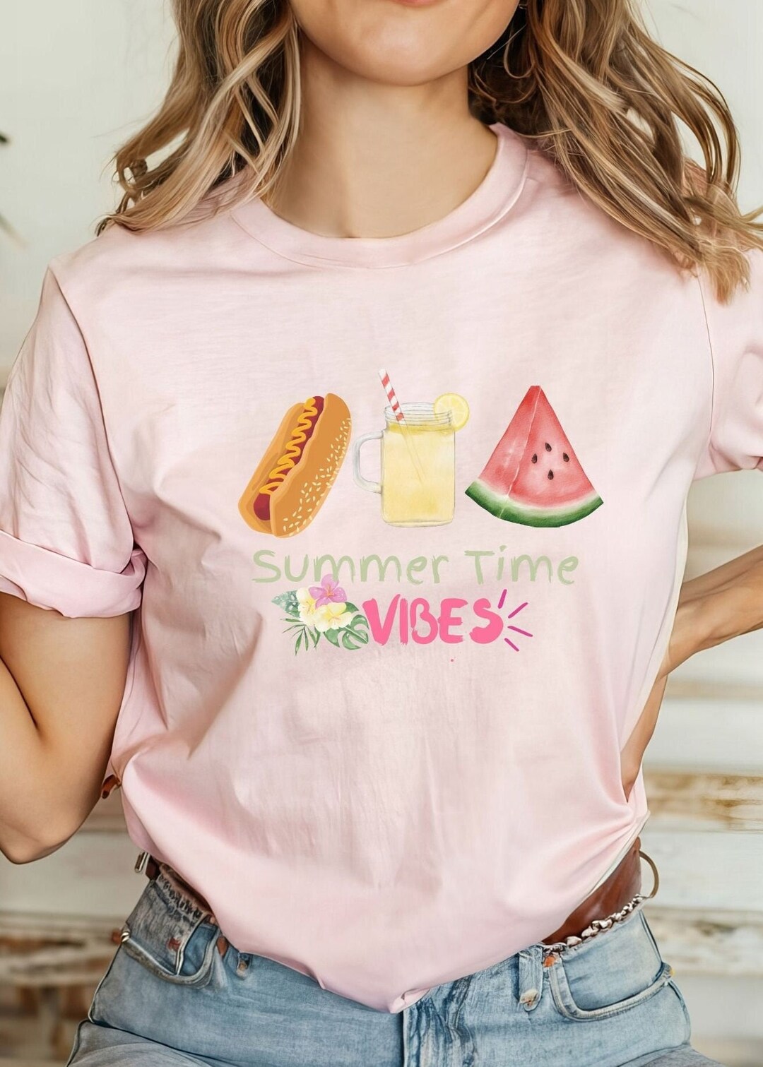 Womens Summer Tee Shirts Unisex Summer Female Shirt Retro Summer Womans ...