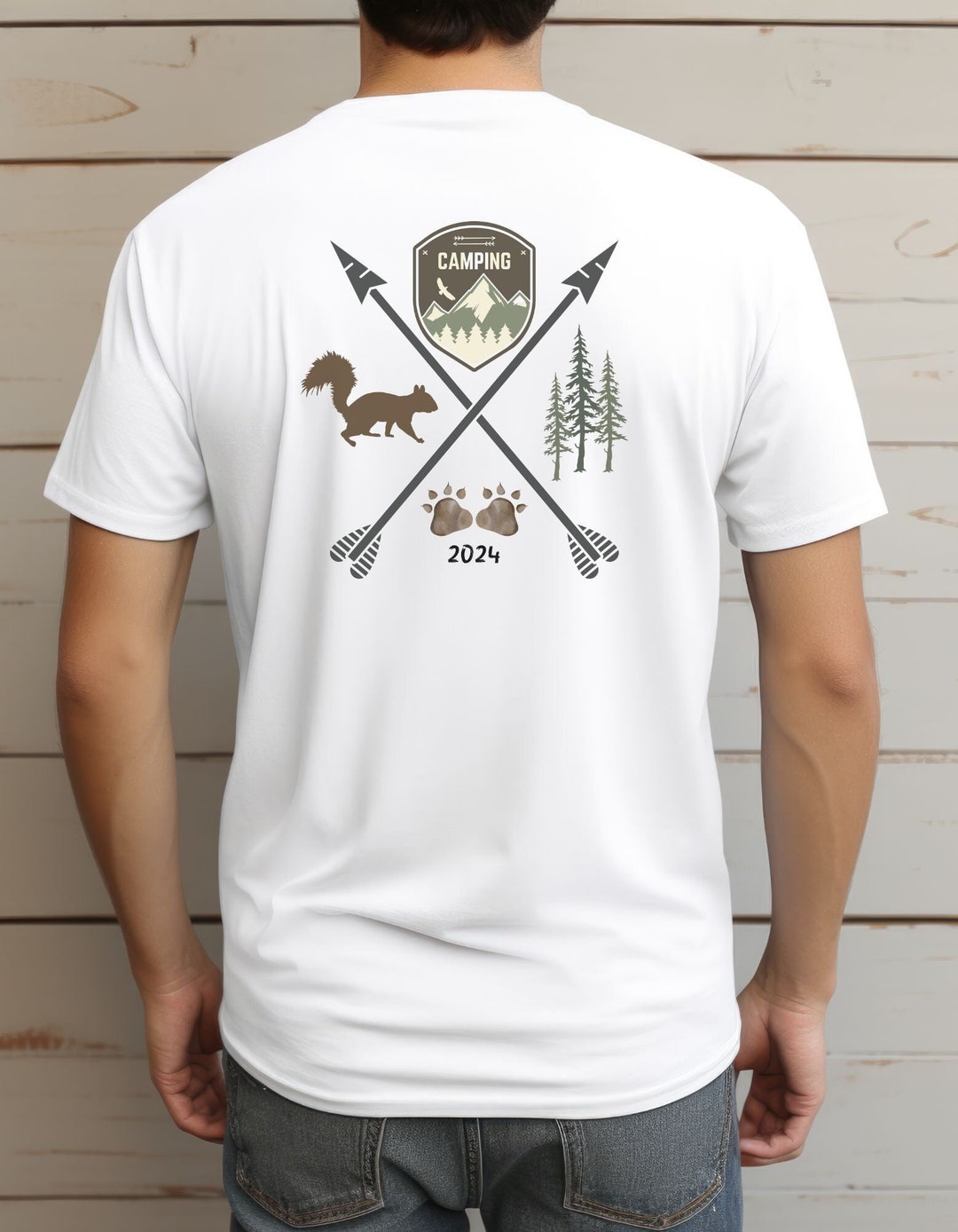 Camping Crew Shirt, Happy Camper Shirt, Camping Buddie, Hiking Gift ...