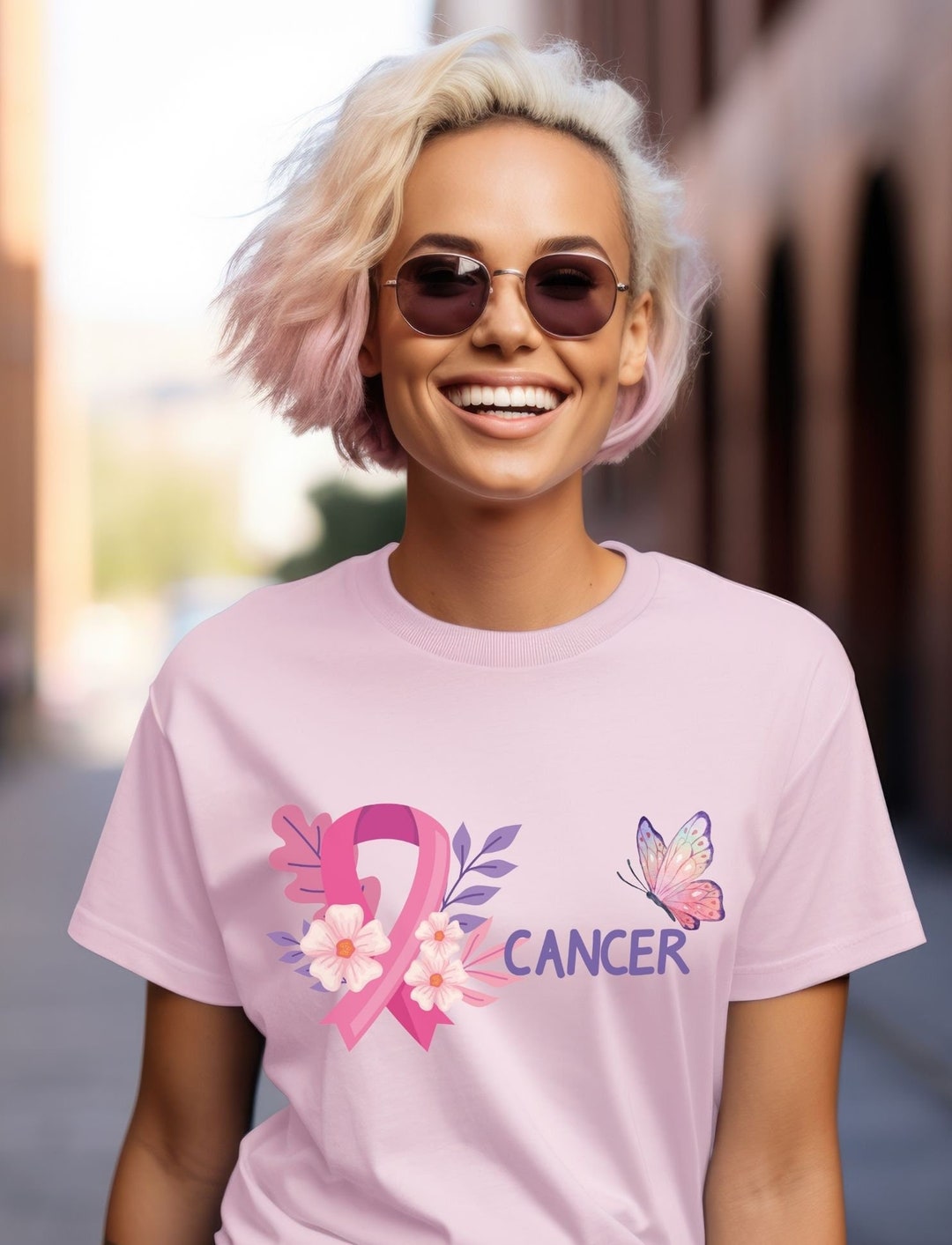 Butterfly Cancer T Shirts, Funny Cancer Shirt, Funny Cancer Chemo Shirt ...