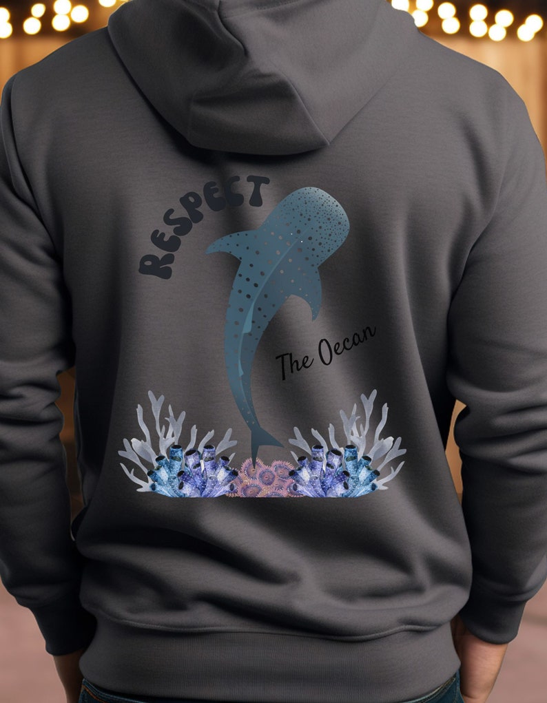 Sea Creature Hoodie Gifts Unique Design Beach Themed Hoodie for Men ...