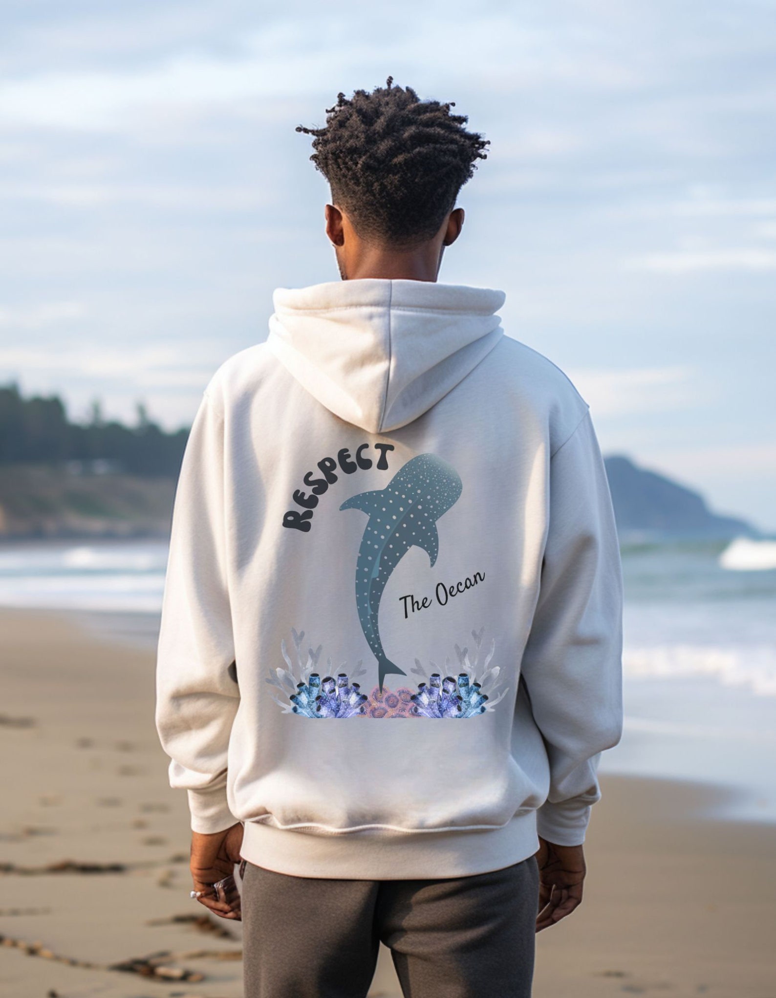 Sea Creature Hoodie Gifts Unique Design Beach Themed Hoodie for Men ...
