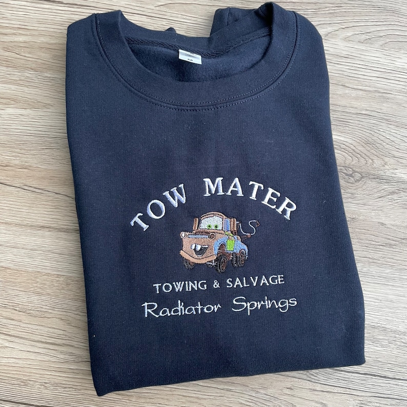 Mater Sweatshirt - Lightning Mcqueen Cars Sweatshirt - Tow Mater Hoodie ...