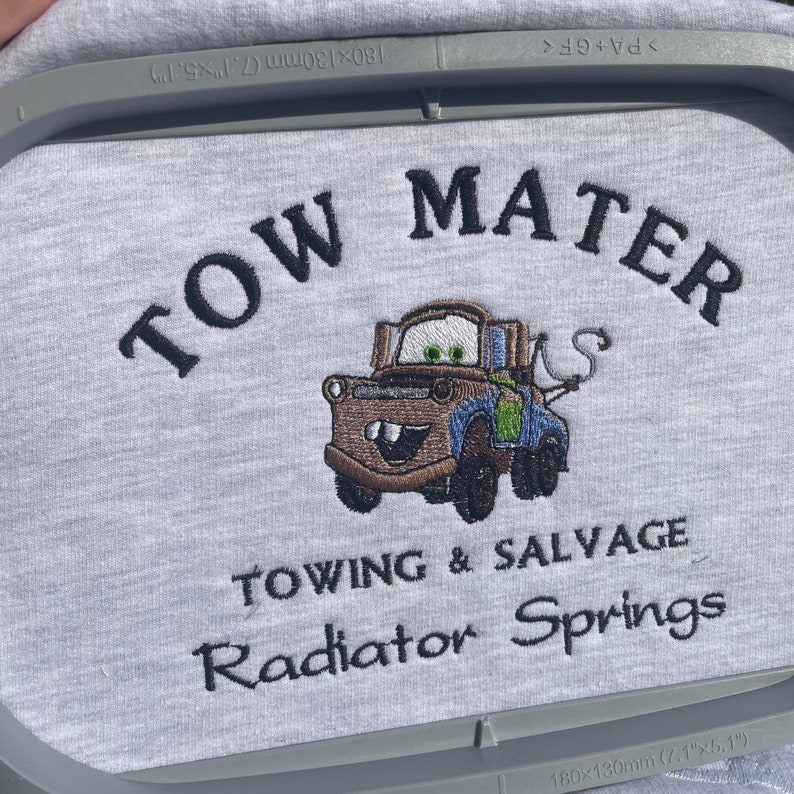 Mater Sweatshirt - Lightning Mcqueen Cars Sweatshirt - Tow Mater Hoodie ...