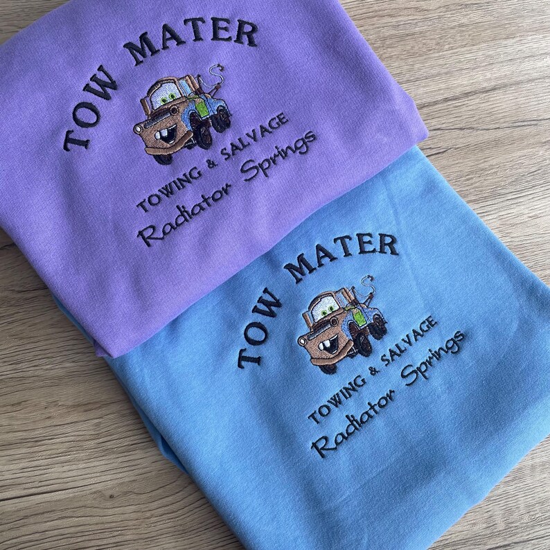 Mater Sweatshirt - Lightning Mcqueen Cars Sweatshirt - Tow Mater Hoodie ...