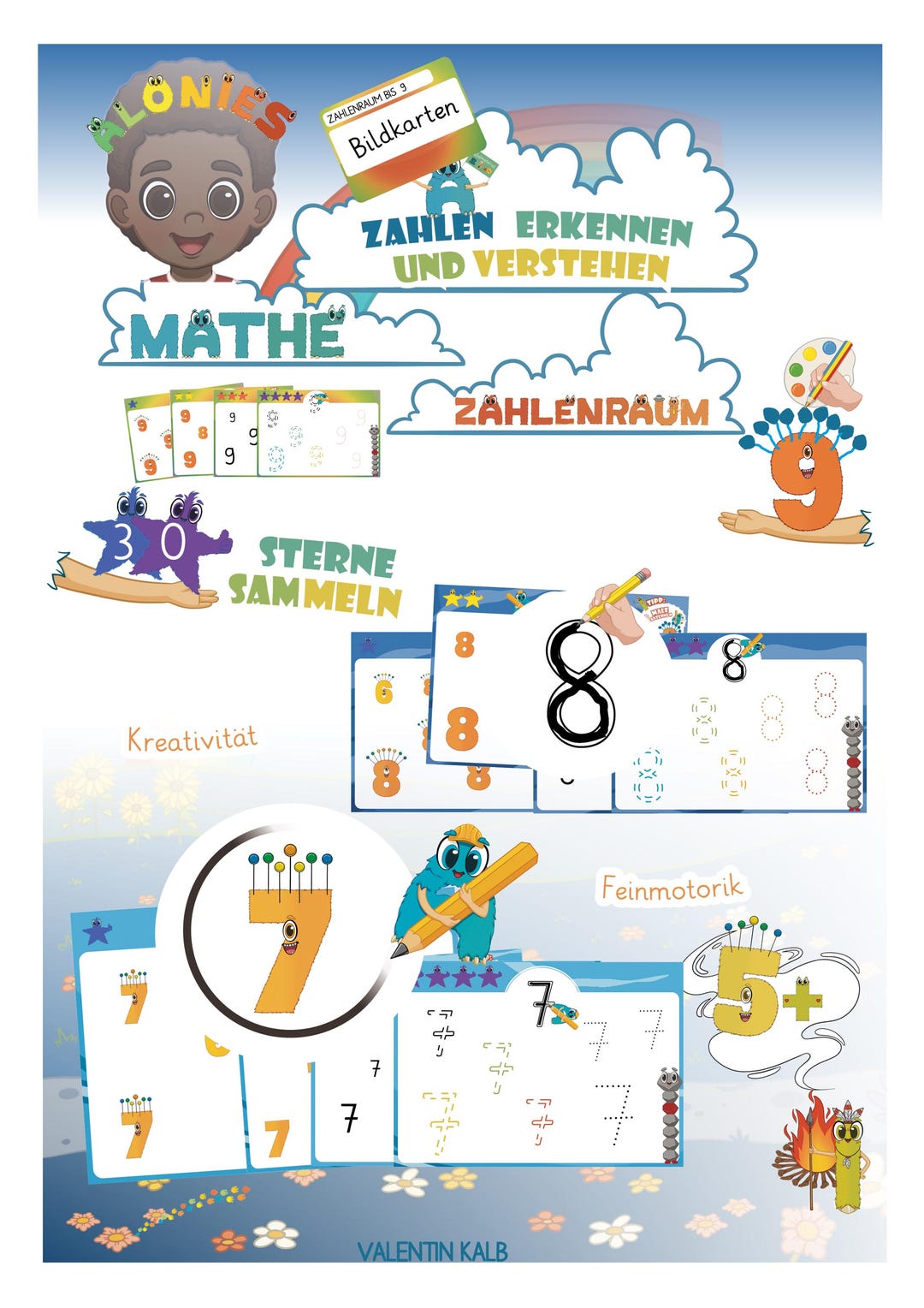 Recognizing and Understanding Numbers 7, 8, 9 – Learning Numbers in a ...