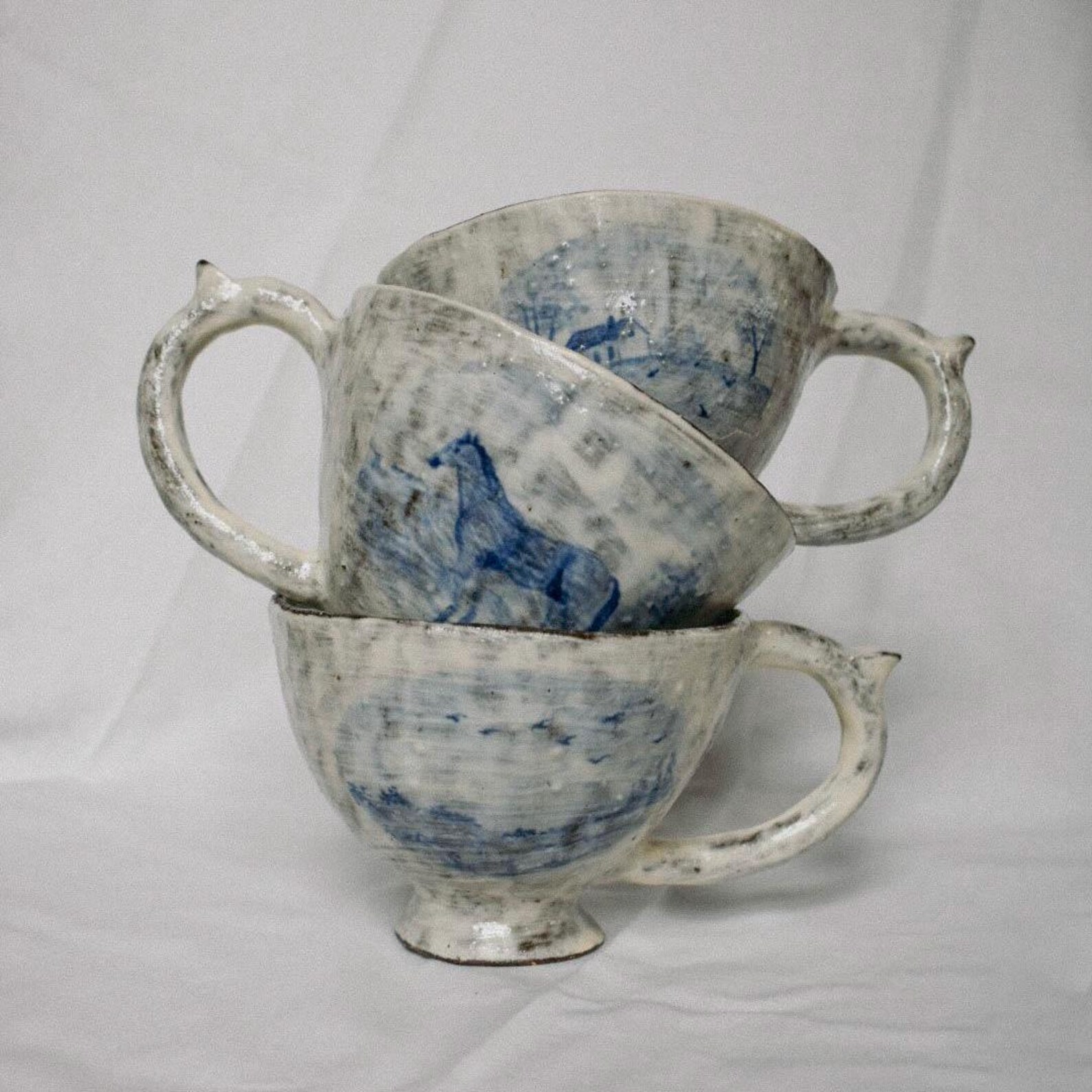 Flying Birds Tea Cup - Etsy