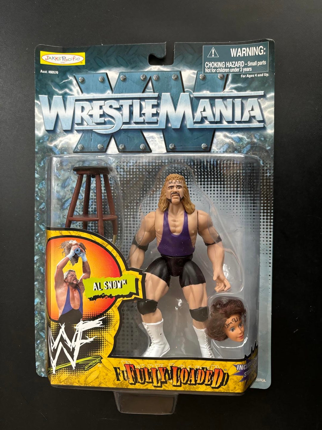 WWE Al Snow "wrestlemania" "fully Loaded" Action Figure (BOXED) - Etsy