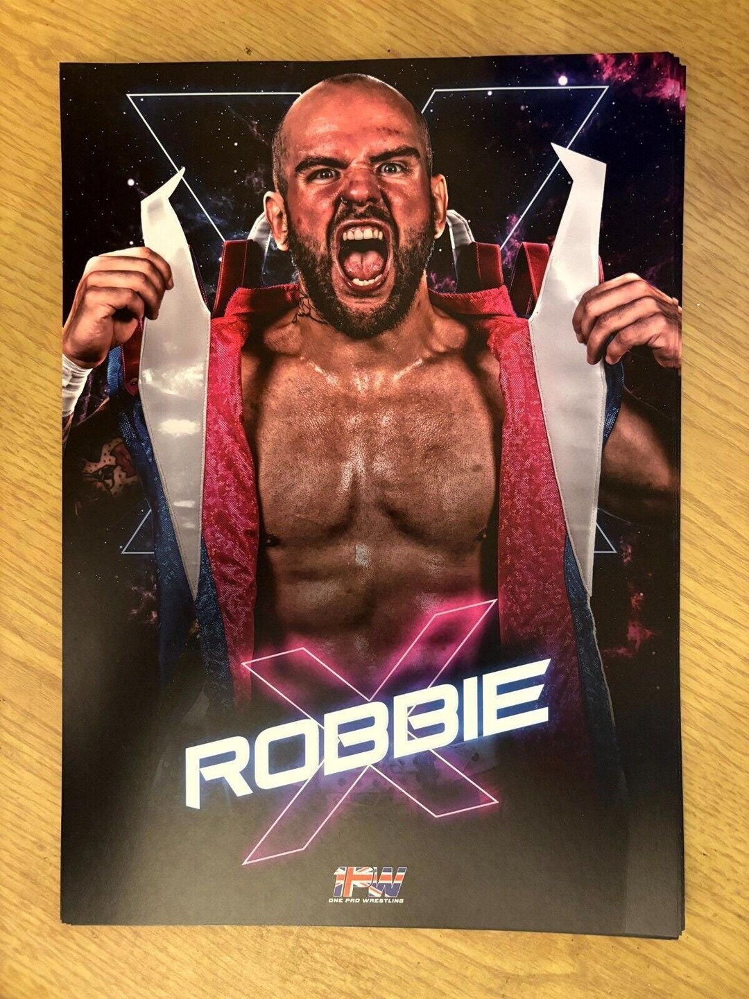 Robbie X A4 Poster - 1PW Wrestling (NEW) - Etsy